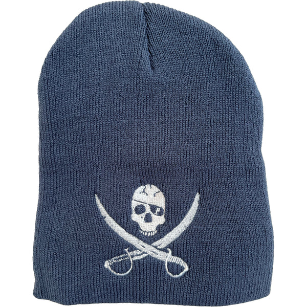 Pirates Press - Flag Logo - Beanie - Light Blue - Pirates Press Records